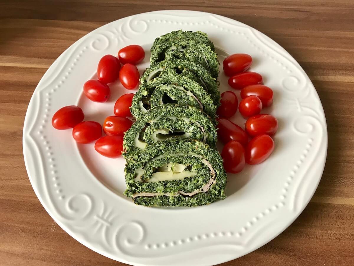 Špenátová roláda bez mouky - recept | Bc. Martina Jandová
